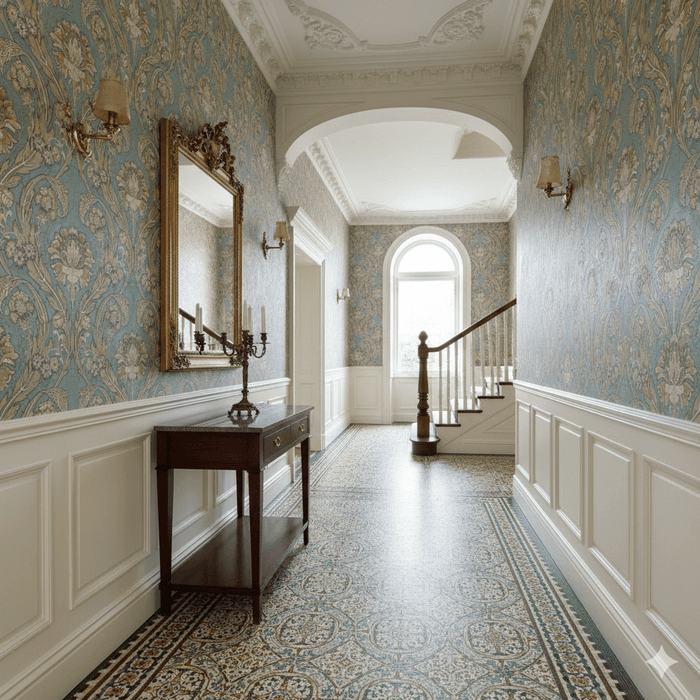 Victorian Wallpaper for Historic Home Restoration | Mayflower Wallpaper