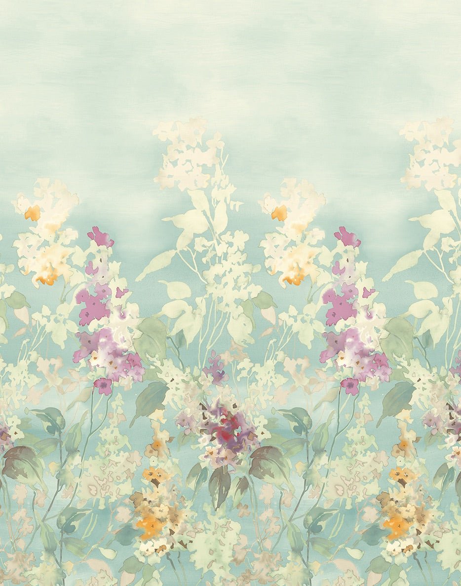 Watercolor Mural Wallpaper – Mayflower Wallpaper