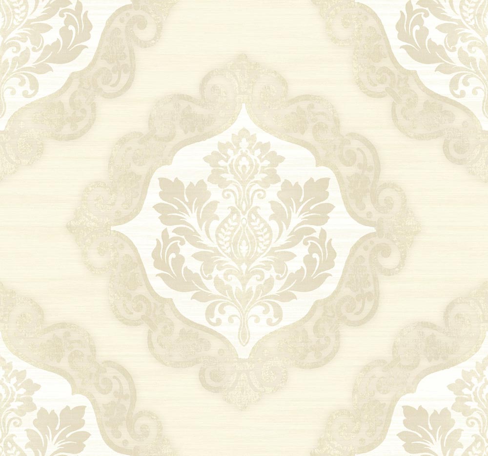 Cream Damask Wallpaper – Mayflower Wallpaper