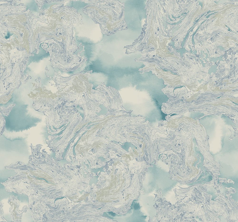 Baby Blue And Silver Wallpaper